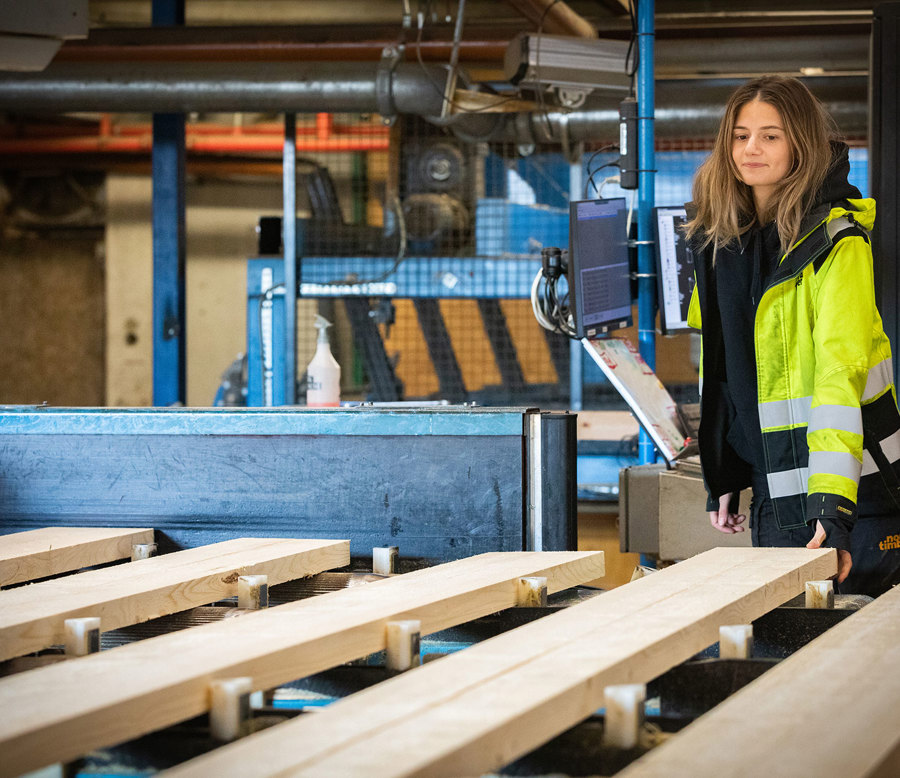 Slow-grown timber from northern forests - Norra Timber